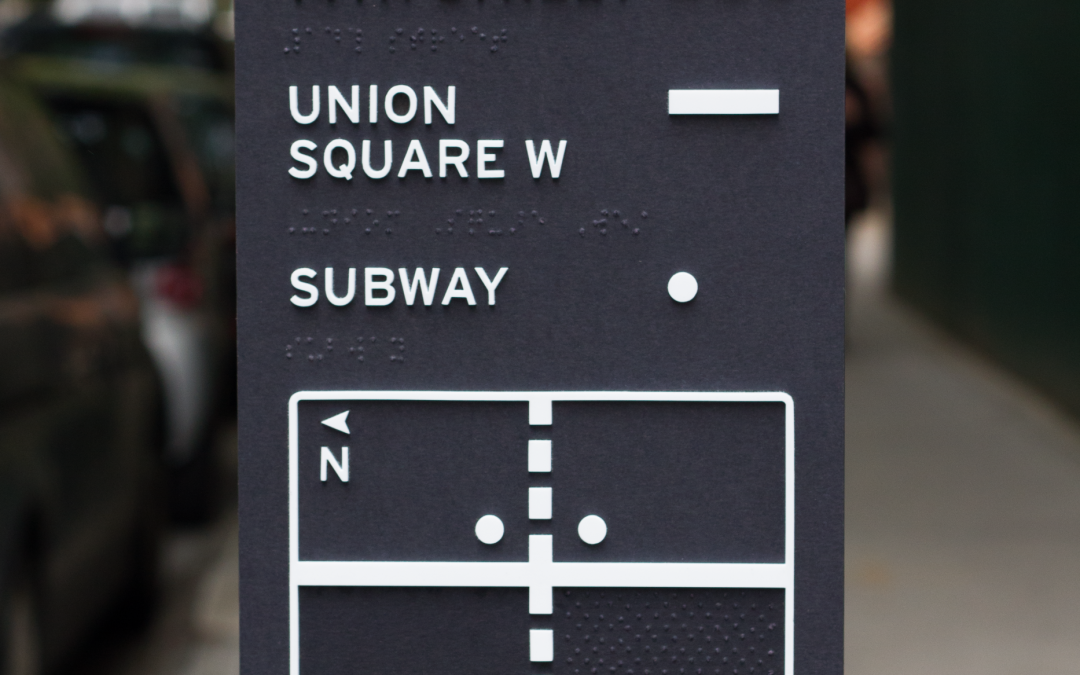 Urban Pathfinder Sign on a Pole | Michael McNabb Design